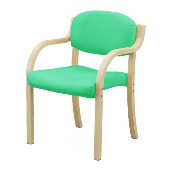 SP-A1・グリーン・ピンク・ベージュの3色・完成品のエコノミー商品・巾535×奥550×高790(座高430・390)・座高は430と390の２段階調整・入数2　２台1セット出荷のみ・重量　約7kg/台・スタッキング4脚可能・ご発注後3日...