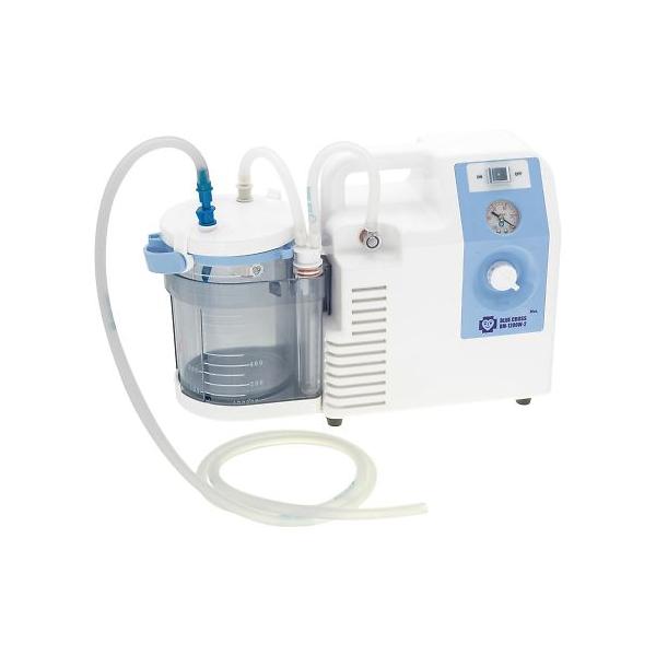 【仕様1】排気流量：22L/min最大吸引力：-80kPa吸引瓶容量：1200mLポンプ仕様：ダイヤフラム式（ダブル）モーター：ブラシレスDCモーター【材質】ポリカーボネート製【電源】電源：AC100V　50/60Hz消費電力：50VA【サ...