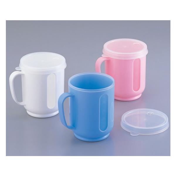 【サイズ】φ77×91mm【容量】300ml【材質】本体／PP（ポリプロピレン）フタ／PE（ポリエチレン）【耐熱温度】本体／100℃、フタ／70℃【色】ホワイト、ブルー、ピンク【商品説明】●ふたが付いていますので、衛生的です。●窓付きですの...