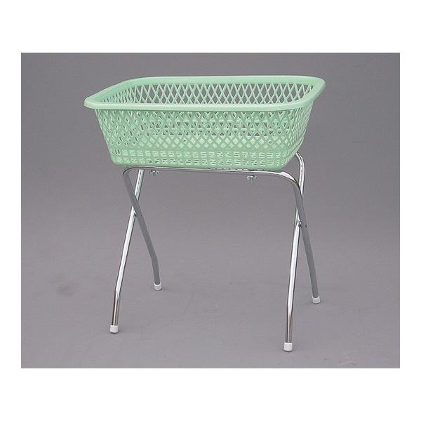 【サイズ】フレーム：幅550×奥行410×高さ600mmカゴ内寸法：幅500×奥行370×深さ165mm【材質】フレーム：クロームメッキスチールパイプカゴ：PP（ポリプロピレン）【付属品】脱衣カゴ 専用カゴ大×1個【特徴】●組み立て式【看護...