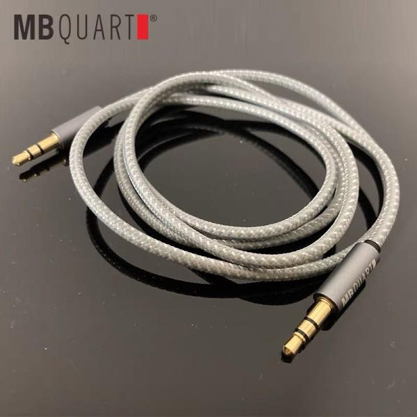 MBQUART 3.5mm to 3.5mm 4N OFC AUX オーディオ ケーブル 金メッキ 純銅線電気伝導度が高い無酸素銅の信号ケーブル。 長さ：2ｍ型番：MB0020L3.5mmイヤホンジャック端子搭載のスマートフォンやタブレット...