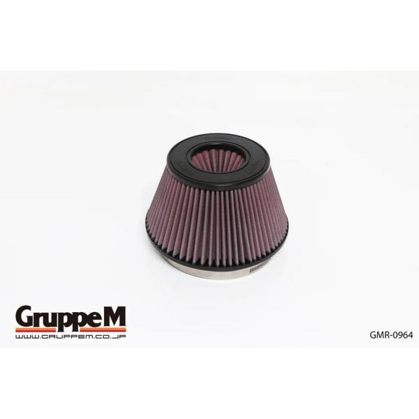 グループエム　オリジナルインテークキット用スペアフィルター【 商品サイズ 】形状タイプ : ラウンドテーパー [ RT ]フランジ内径 [ F ] : 152 mmフィルター外径 (ベース) [ B-O.D ] : 191 mmフィルター外...