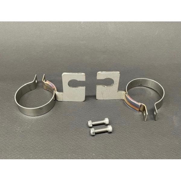 純正品以外の車高調整式サスペンションキットを装着した場合、ブレーキホースを固定できない製品を多く見かけます。製品は、ダンパーシェルケース径がφ47~φ56まで対応できます。（ブラケット２個入り）適合車種純正サスペンション以外ダンパーシェルケ...