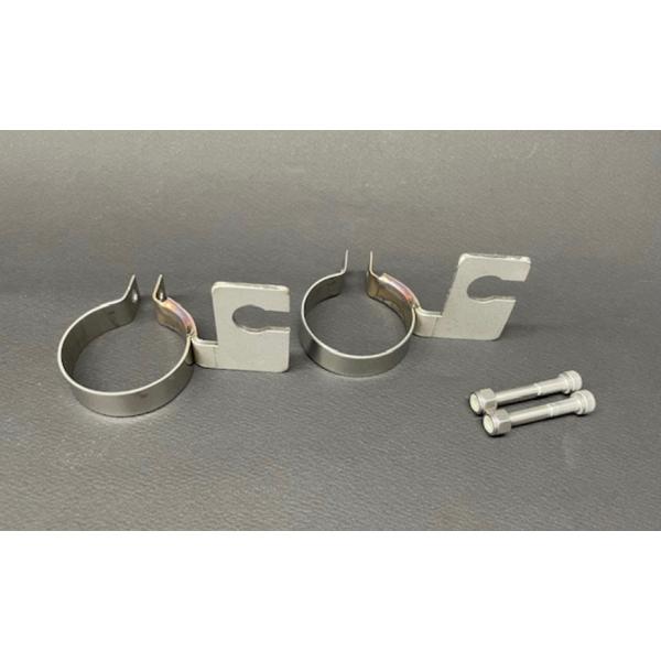 純正品以外の車高調整式サスペンションキットを装着した場合、ブレーキホースを固定できない製品を多く見かけます。製品は、ダンパーシェルケース径がφ47~φ56まで対応できます。（ブラケット２個入り）適合車種純正サスペンション以外ダンパーシェルケ...