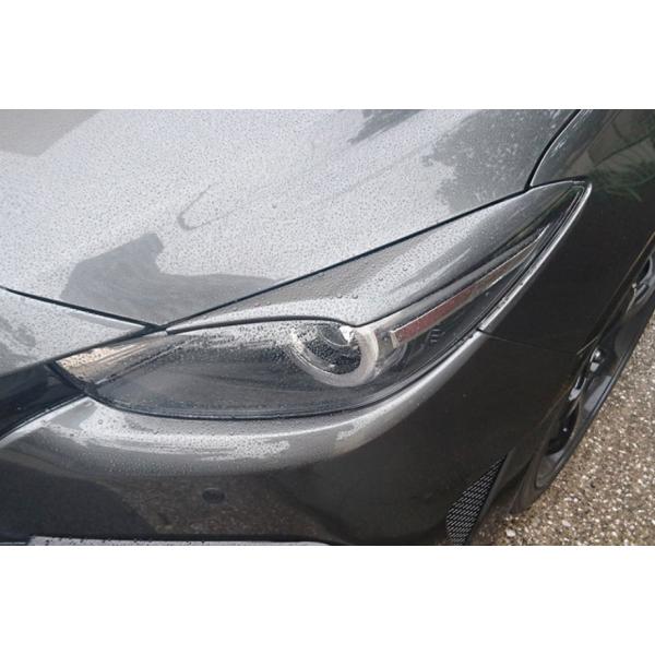 BMアクセラ マイナーチェンジ後用アイラインです。より精悍さを増すデザインにしました。ABS製未塗装品　ディスチャージヘッドランプ車用（ハロゲンヘッドライト装着不可）適合：アクセラ（BM）後期用沖縄、離島への発送は送料着払いとなります。この...