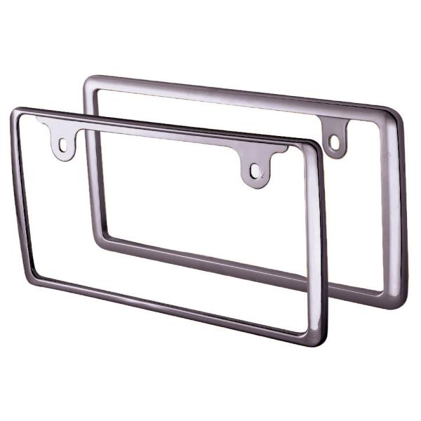 ●フロントとリアのナンバープレートにそれぞれ取り付けできるナンバーフレームセットです。●車の接触などによるナンバープレートの曲がりや擦り傷等を軽減します。●リア用は新方式のスライド取り付けを採用し、封印をそのままで取り付けできます。また、取...