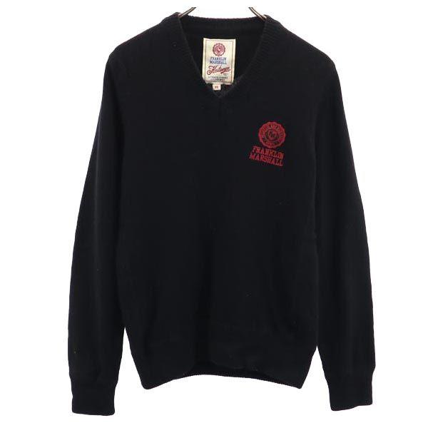 ■ 商品詳細 ■ブランド：フランクリンマーシャル / FRANKLIN&amp;MARSHALL対象：メンズ生産国：イタリアアイテム：Vネック ニットサイズ表記：XS※参考サイズ：メンズXSサイズ相当 ※実寸サイズを参考にしてください。着丈...