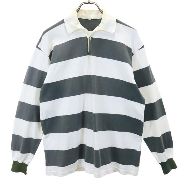 ■ 商品詳細 ■ブランド：- / -対象：メンズ生産国：日本アイテム：ラガーシャツサイズ表記：M※参考サイズ：メンズMサイズ相当 ※実寸サイズを参考にしてください。着丈：約70cm身幅：約52cm肩幅：約49cm袖丈：約60cm素材：綿10...