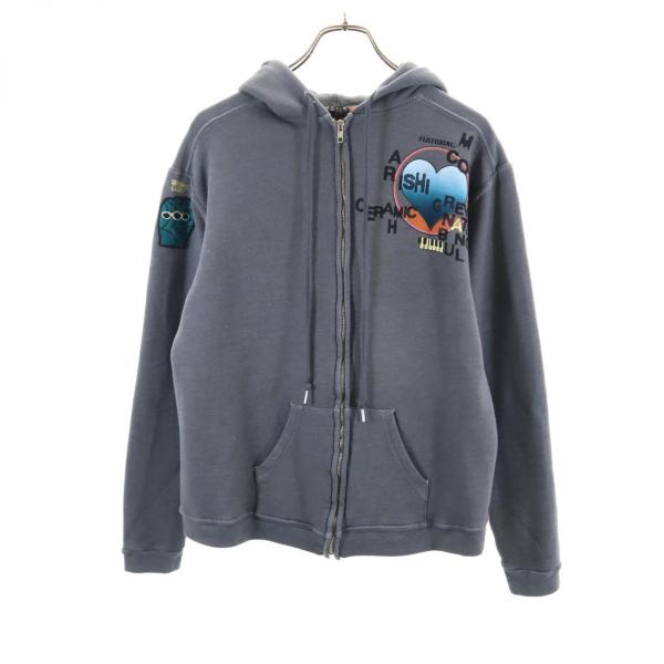 ■ 商品詳細 ■ブランド：BIG BIGGER BIGGEST / -対象：メンズ生産国：アメリカアイテム：ジップパーカーサイズ表記：3※実寸サイズを参考にしてください。着丈：約61cm身幅：約54cm肩幅：約53cm袖丈：約64cm素材：...