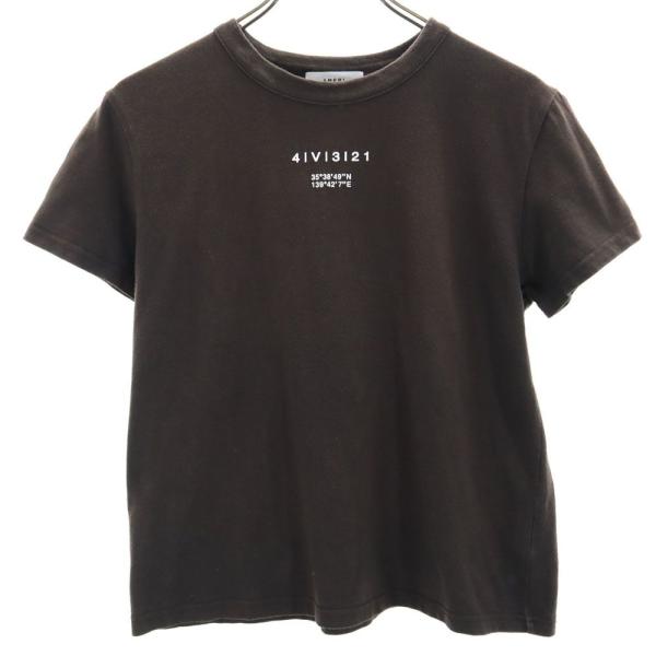 ■ 商品詳細 ■ブランド：アメリ / AMERI UNDRESSED対象：レディースアイテム：Tシャツサイズ表記：不明※実寸サイズを参考にしてください。着丈：約52cm身幅：約46cm肩幅：約42cm袖丈：約15cm素材：綿100％カラー：...