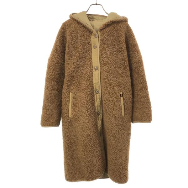 ■ 商品詳細 ■ブランド：アルファインダストリーズ / ALPHA INDUSTRIES INC対象：レディースアイテム：ボアコートサイズ表記：FREE※実寸サイズを参考にしてください。着丈：約93cm身幅：約57cm肩幅：約63cm袖丈：...