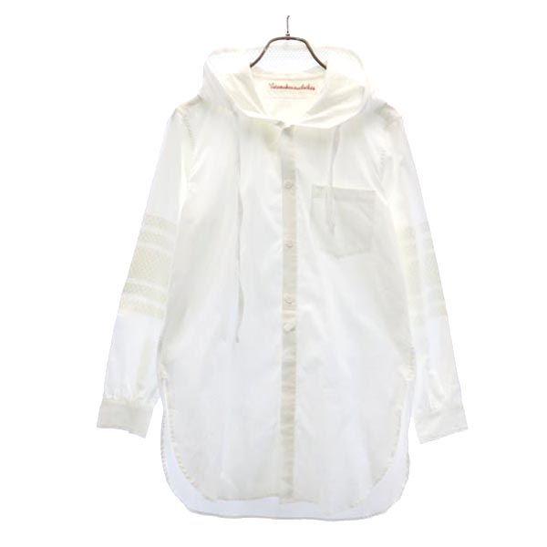 ■ 商品詳細 ■ブランド：ボートメイクニュークローズ / VOTE MAKE NEW CLOTHES対象：メンズアイテム：メッシュフード付き ロングシャツサイズ表記：S※参考サイズ：メンズSサイズ相当 ※実寸サイズを参考にしてください。着丈...