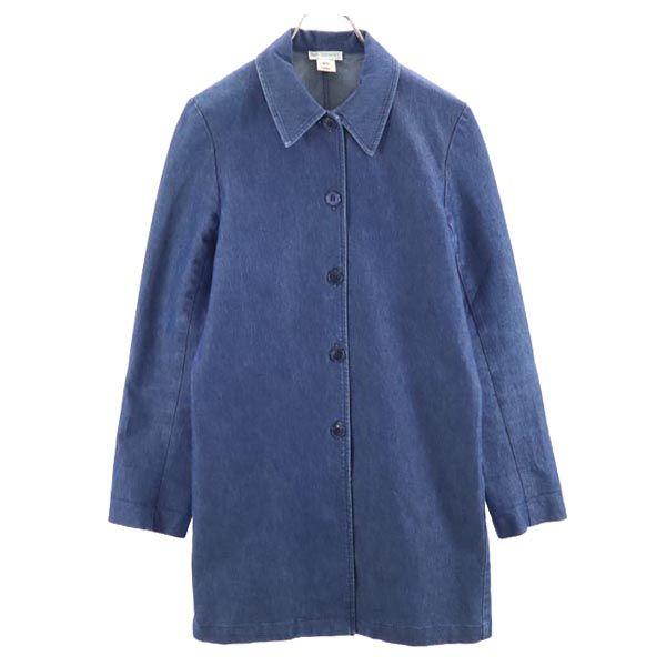 ■ 商品詳細 ■ブランド：eric stewart / -対象：レディース年代：90s生産国：アメリカアイテム：デニム ステンカラーコートサイズ表記：XS※参考サイズ：レディースXSサイズ相当 ※実寸サイズを参考にしてください。着丈：約80...