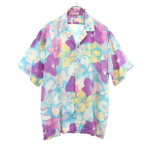 ■ 商品詳細 ■ブランド：アイスランダー / ISLANDER対象：メンズ年代：80sアイテム：オープンカラーシャツサイズ表記：L※参考サイズ：メンズLサイズ相当 ※実寸サイズを参考にしてください。着丈：約75cm身幅：約60cm肩幅：約4...