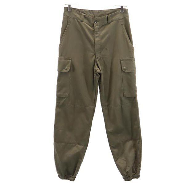 ■ 商品詳細 ■ブランド：フランス軍 / FRENCH ARMY対象：メンズ年代：80sアイテム：ミリタリー カーゴパンツサイズ表記：不明※実寸サイズを参考にしてください。ウエスト：約71cm股上：約29cm股下：約74cmもも周り：約62...