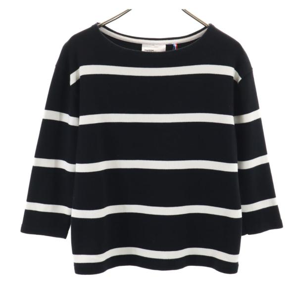 ■ 商品詳細 ■ブランド：メゾンコルニション / MAISON CORNICHON対象：レディース生産国：フランスアイテム：ボートネック カットソーサイズ表記：F0※参考サイズ：レディースXSサイズ相当 ※実寸サイズを参考にしてください。着...