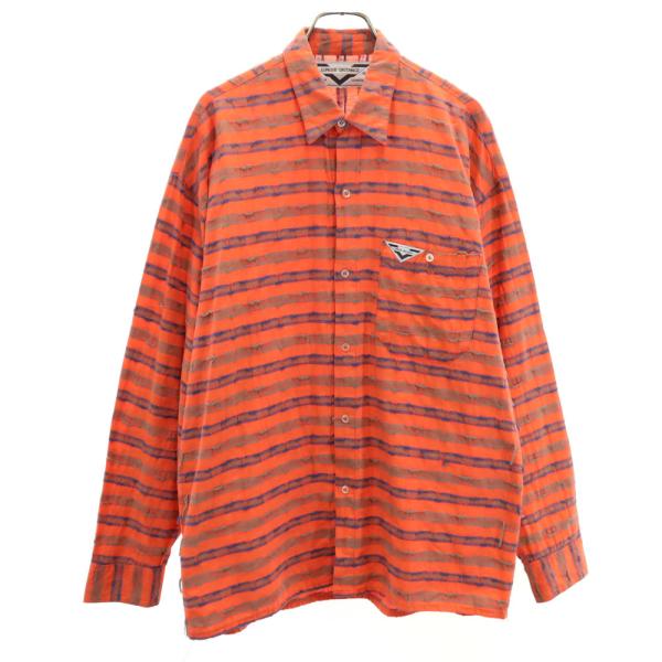 ■ 商品詳細 ■ブランド：LONGUE DISTANCE / -対象：メンズ年代：80s生産国：フランスアイテム：シャツサイズ表記：不明※実寸サイズを参考にしてください。着丈：約75cm身幅：約54cm肩幅：約54cm袖丈：約58cm素材：...