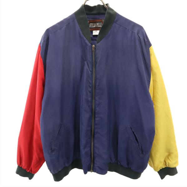 ■ 商品詳細 ■ブランド：OTELLO PELLE / -対象：メンズ年代：90sアイテム：ブルゾンサイズ表記：M※参考サイズ：メンズMサイズ相当 ※実寸サイズを参考にしてください。着丈：約65cm身幅：約63cm肩幅：約54cm袖丈：約5...