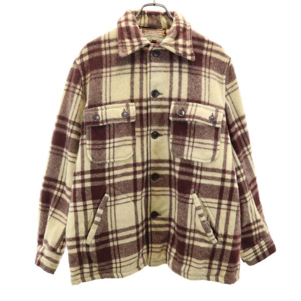 ■ 商品詳細 ■ブランド：Field Stream / -対象：メンズ年代：50sアイテム：ウール シャツジャケットサイズ表記：M※参考サイズ：メンズMサイズ相当 ※実寸サイズを参考にしてください。着丈：約71cm身幅：約57cm肩幅：約4...