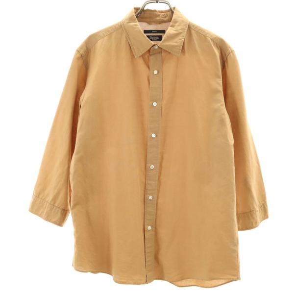 ■ 商品詳細 ■ブランド：シップス / SHIPS対象：メンズアイテム：シャツサイズ表記：L※参考サイズ：メンズLサイズ相当 ※実寸サイズを参考にしてください。着丈：約73cm身幅：約57cm肩幅：約45cm袖丈：約47cm素材：綿66％ ...