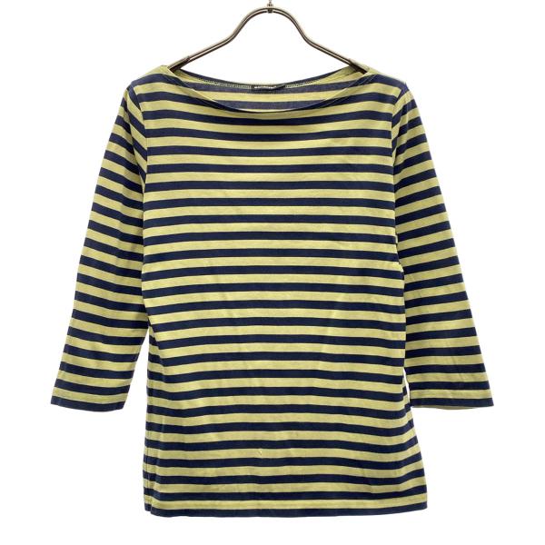 ■ 商品詳細 ■ブランド：マリメッコ / marimekko対象：レディースアイテム：ボーダー カットソーサイズ表記：S※参考サイズ：レディースSサイズ相当 ※実寸サイズを参考にしてください。着丈：約57cm身幅：約47cm肩幅：約38cm...