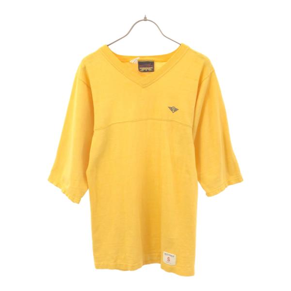 ■ 商品詳細 ■ブランド：ブリタニア / BRITTANIA対象：メンズ生産国：アメリカアイテム：Vネック Tシャツサイズ表記：S※参考サイズ：メンズSサイズ相当 ※実寸サイズを参考にしてください。着丈：約67cm身幅：約39.5cm肩幅：...