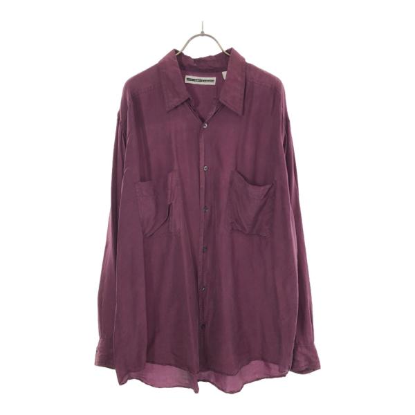 ■ 商品詳細 ■ブランド：フェンライトマンソン / FENN WRIGHT&amp;MANSON対象：メンズアイテム：シルク シャツサイズ表記：L※参考サイズ：メンズLサイズ相当 ※実寸サイズを参考にしてください。着丈：約79cm身幅：約5...