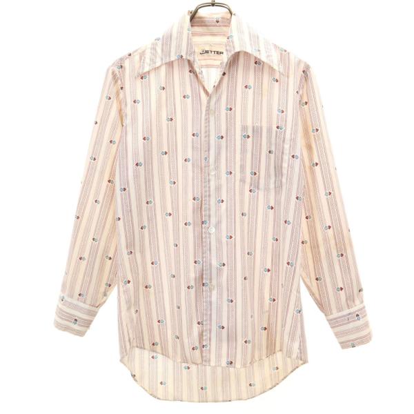 ■ 商品詳細 ■ブランド：JETTER / -対象：メンズアイテム：オープンカラーシャツサイズ表記：不明※実寸サイズを参考にしてください。着丈：約76cm身幅：約49cm肩幅：約42cm袖丈：約55cm素材：不明カラー：アイボリー 他商品番...