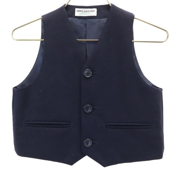 ■ 商品詳細 ■ブランド：ミキハウス / mikihouse対象：キッズアイテム：ベストサイズ表記：100※参考サイズ：キッズ100cmサイズ相当 ※実寸サイズを参考にしてください。着丈：約32cm身幅：約33cm肩幅：約22cm素材：毛1...