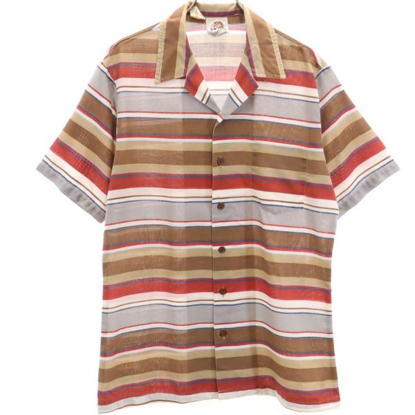 ■ 商品詳細 ■ブランド：ケニントン / KENNINGTON対象：メンズ年代：70s 80sアイテム：オープンカラーシャツサイズ表記：M※参考サイズ：メンズMサイズ相当 ※実寸サイズを参考にしてください。着丈：約73cm身幅：約52cm肩...