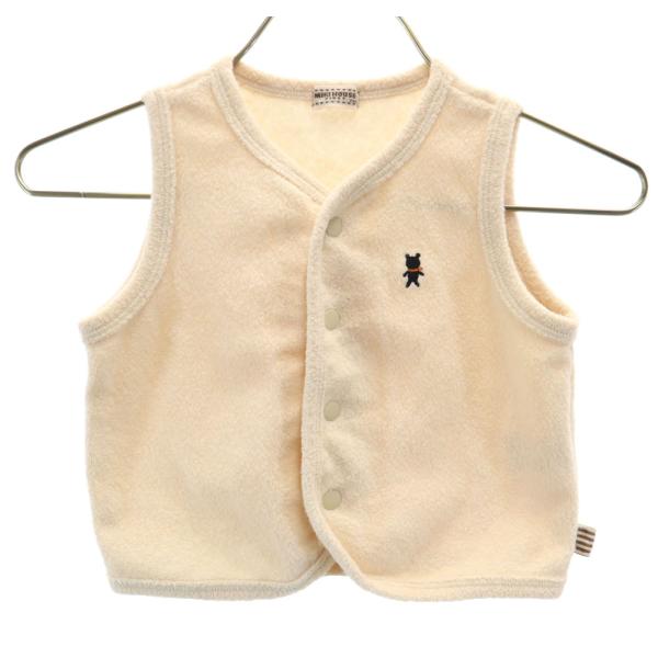 ■ 商品詳細 ■ブランド：ミキハウス / mikihouse対象：キッズ生産国：日本アイテム：パイル地 ベストサイズ表記：FREE※実寸サイズを参考にしてください。着丈：約26cm身幅：約29cm肩幅：約21cm素材：綿56％ 他 ※詳細は...