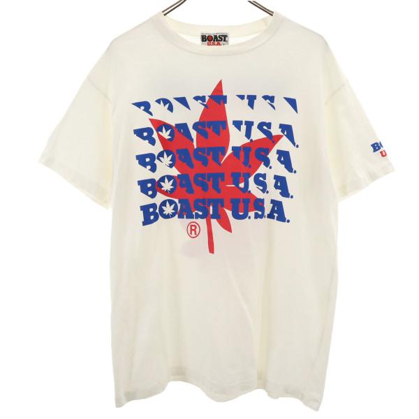 ■ 商品詳細 ■ブランド：BOAST USA / -対象：メンズ年代：80s 90sアイテム：Tシャツサイズ表記：L※参考サイズ：メンズLサイズ相当 ※実寸サイズを参考にしてください。着丈：約70cm身幅：約54cm肩幅：約52cm袖丈：約...