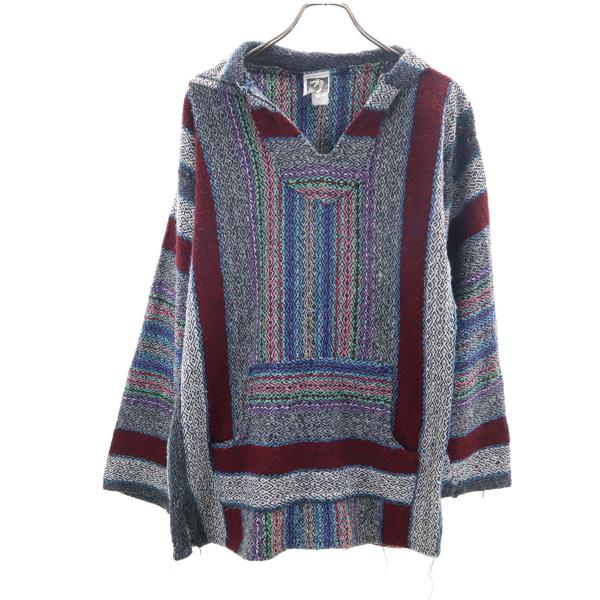 ■ 商品詳細 ■ブランド：ENOR LOPEZ / -対象：メンズ年代：90sアイテム：メキシカン パーカーサイズ表記：不明※実寸サイズを参考にしてください。着丈：約71cm身幅：約49cm肩幅：約57cm袖丈：約57cm素材：ポリエステル...