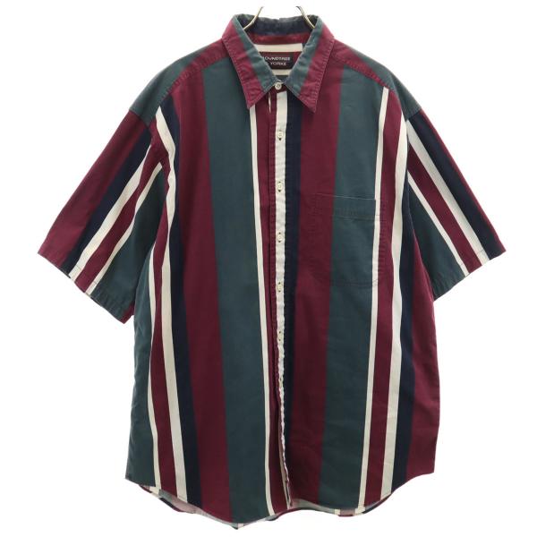 ■ 商品詳細 ■ブランド：ラウンドツリーアンドヨーク / ROUNDTREE&amp;YORKE対象：メンズ年代：90s 00sアイテム：シャツサイズ表記：L※参考サイズ：メンズLサイズ相当 ※実寸サイズを参考にしてください。着丈：約85c...