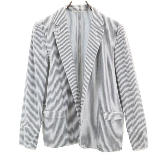 ■ 商品詳細 ■ブランド：ペリーエリス / PERRYELLIS対象：レディースアイテム：テーラードジャケットサイズ表記：不明※実寸サイズを参考にしてください。着丈：約63cm身幅：約50cm肩幅：約40cm袖丈：約46cm素材：不明カラー...