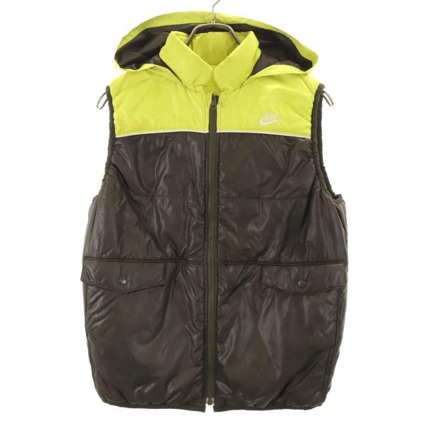 ■ 商品詳細 ■ブランド：ナイキ / NIKE対象：キッズアイテム：フード付き 中綿ジップ ベストサイズ表記：160※参考サイズ：キッズ160cmサイズ相当 ※実寸サイズを参考にしてください。着丈：約61cm身幅：約52cm肩幅：約39cm...