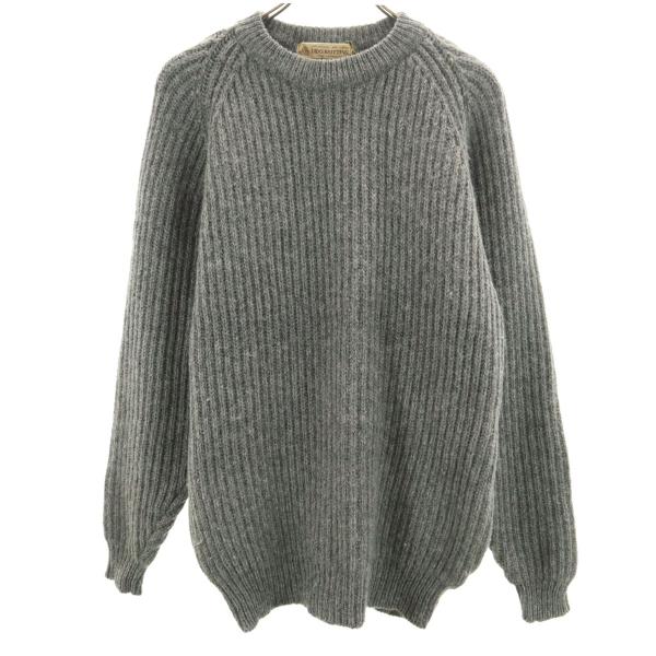 ■ 商品詳細 ■ブランド：DIDO KNITTING / -対象：メンズアイテム：セーターサイズ表記：不明※実寸サイズを参考にしてください。着丈：約70cm身幅：約57cm裄丈：約94cm素材：毛100%カラー：グレー商品番号：jkt-20...