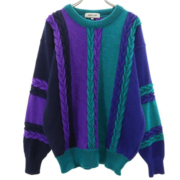 ■ 商品詳細 ■ブランド：デュマンクレール / DEMAIN CLAIR対象：メンズアイテム：セーターサイズ表記：M※参考サイズ：メンズMサイズ相当 ※実寸サイズを参考にしてください。着丈：約65cm身幅：約54cm肩幅：約53cm袖丈：約...