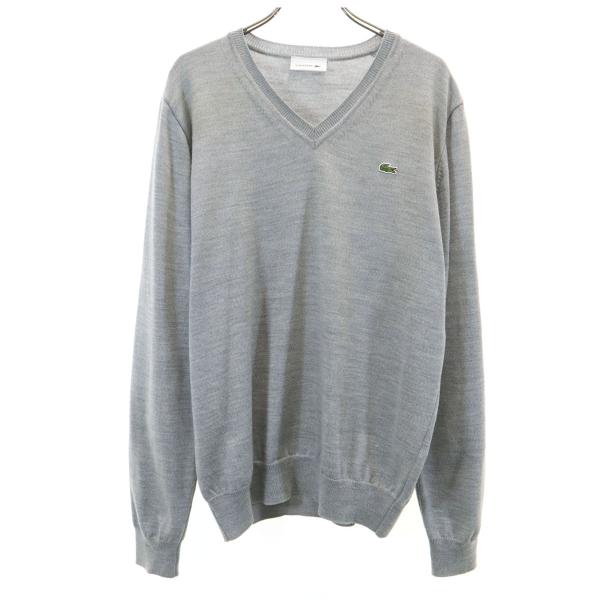 ■ 商品詳細 ■ブランド：ラコステ / LACOSTE対象：メンズ生産国：日本アイテム：Vネック セーターサイズ表記：4※参考サイズ：メンズMサイズ相当 ※実寸サイズを参考にしてください。着丈：約65cm身幅：約52cm肩幅：約44cm袖丈...