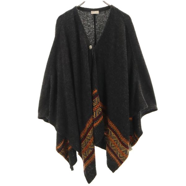 ■ 商品詳細 ■ブランド：ネサーンス / NAISSANCE対象：レディース生産国：日本アイテム：ポンチョサイズ表記：不明※実寸サイズを参考にしてください。着丈：約70cm裄丈：約77cm素材：アクリル55% 他 ※詳細は画像参照、もしくは...