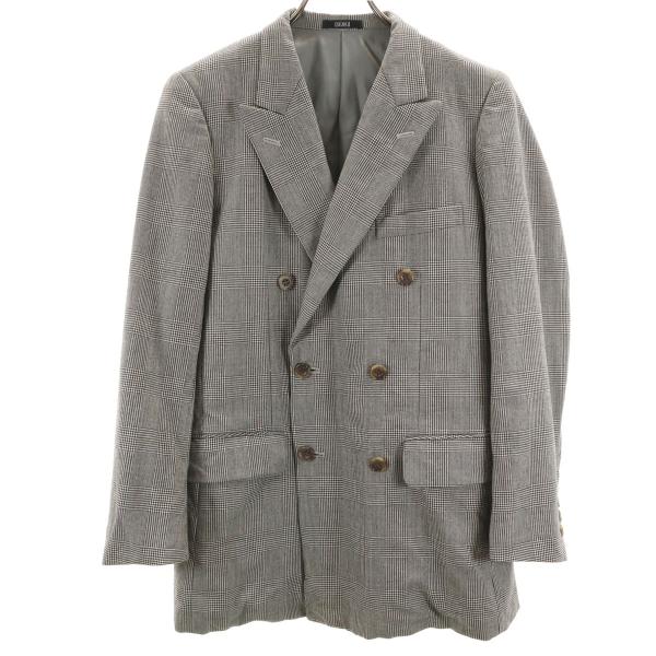 ■ 商品詳細 ■ブランド：チャップスラルフローレン / CHAPS RALPH LAUREN対象：メンズ年代：80s 90sアイテム：ダブル テーラードジャケットサイズ表記：不明※実寸サイズを参考にしてください。着丈：約74cm身幅：約46...