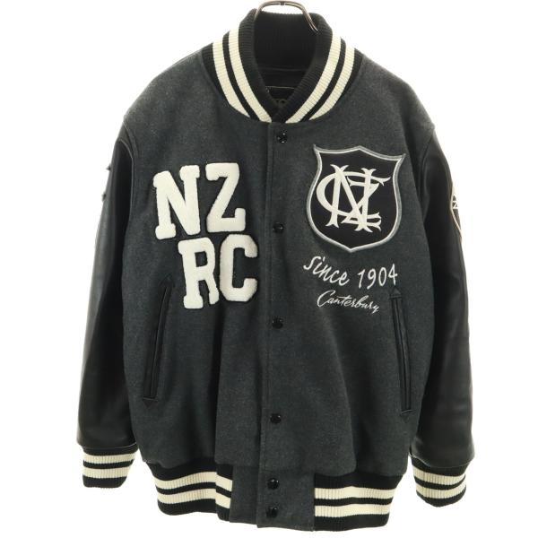 ■ 商品詳細 ■ブランド：カンタベリー / CANTERBURY OF NEW ZEALAND対象：メンズアイテム：袖レザー切替 スタジャンサイズ表記：L※参考サイズ：メンズLサイズ相当 ※実寸サイズを参考にしてください。着丈：約68cm身...