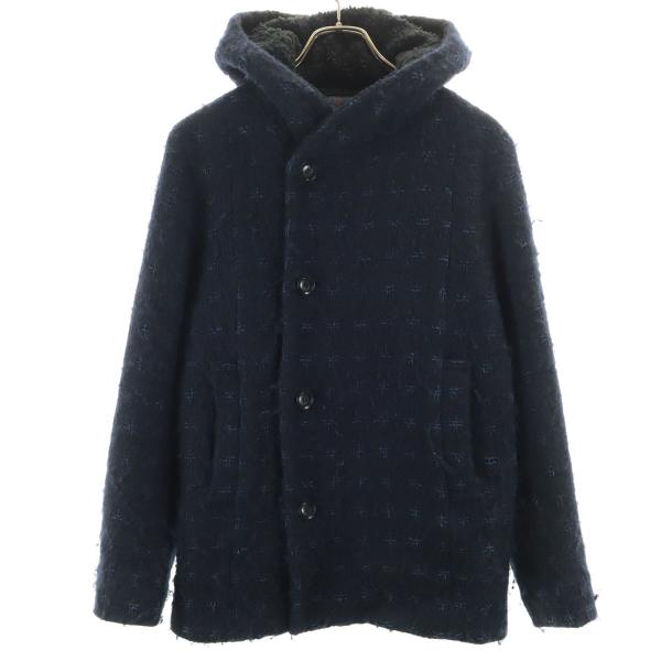 ■ 商品詳細 ■ブランド：ブルーブルージャパン / BLUE BULE JAPAN ARIGATO対象：メンズ生産国：日本アイテム：ニットジャケットサイズ表記：1※参考サイズ：メンズSサイズ相当 ※実寸サイズを参考にしてください。着丈：約6...