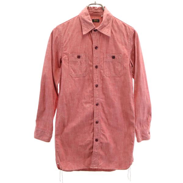 ■ 商品詳細 ■ブランド：ザフラットヘッド / THE FLAT HEAD対象：レディース生産国：日本アイテム：ロング シャツサイズ表記：S※参考サイズ：レディースSサイズ相当 ※実寸サイズを参考にしてください。着丈：約80cm身幅：約44...