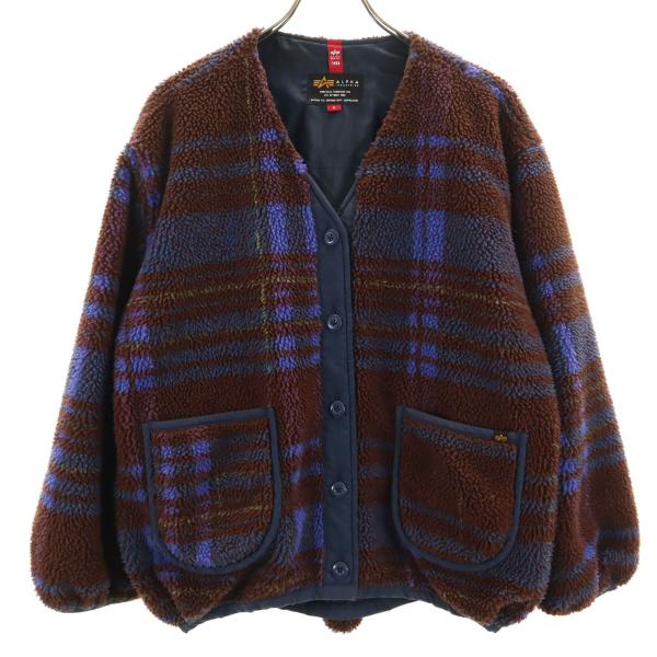 ■ 商品詳細 ■ブランド：アルファインダストリーズ / ALPHA INDUSTRIES INC対象：レディースアイテム：ボアジャケットサイズ表記：S※参考サイズ：レディースSサイズ相当 ※実寸サイズを参考にしてください。着丈：約68cm身...