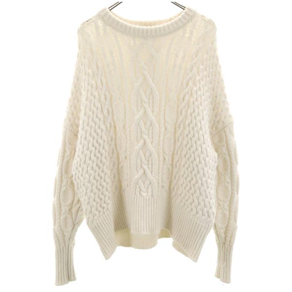 ■ 商品詳細 ■ブランド：シーレット / CEaRET対象：レディースアイテム：セーターサイズ表記：2※参考サイズ：レディースMサイズ相当 ※実寸サイズを参考にしてください。着丈：約68cm身幅：約61cm裄丈：約101cm素材：ナイロン4...