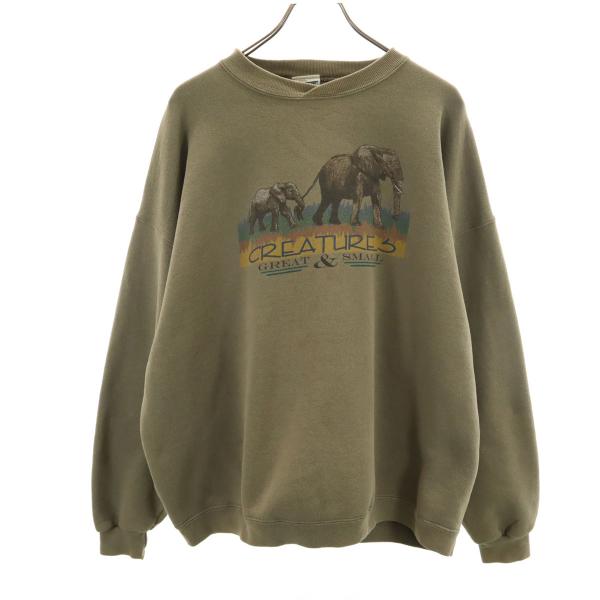 ■ 商品詳細 ■ブランド：GALT SAND / -対象：メンズアイテム：スウェットサイズ表記：不明※実寸サイズを参考にしてください。着丈：約69cm身幅：約67cm肩幅：約73cm袖丈：約58cm素材：不明カラー：カーキ商品番号：jkt-...