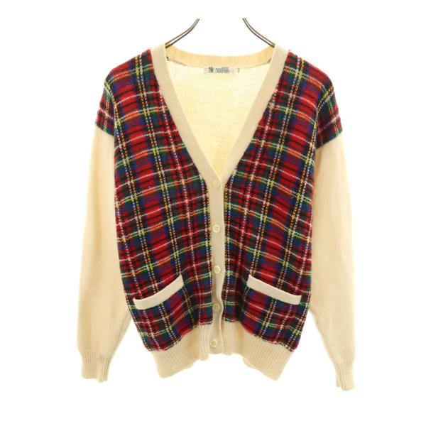 ■ 商品詳細 ■ブランド：スコッチハウス / THE SCOTCH HOUSE対象：レディースアイテム：Vネック ニットカーディガンサイズ表記：9AR※参考サイズ：レディースMサイズ相当 ※実寸サイズを参考にしてください。着丈：約56cm身...