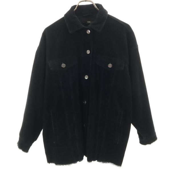 ■ 商品詳細 ■ブランド：ザラ アウターウェア / ZARA OUTERWEAR対象：レディースアイテム：カットオフ加工 コーデュロイジャケットサイズ表記：S※参考サイズ：レディースSサイズ相当 ※実寸サイズを参考にしてください。着丈：約7...