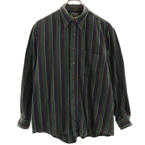 ■ 商品詳細 ■ブランド：チャップスラルフローレン / CHAPS RALPH LAUREN対象：メンズ年代：90sアイテム：ボタンダウンシャツサイズ表記：M※参考サイズ：メンズMサイズ相当 ※実寸サイズを参考にしてください。着丈：約74c...